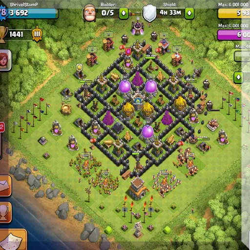 Clash Of Clans Layout Town Hall Level 8