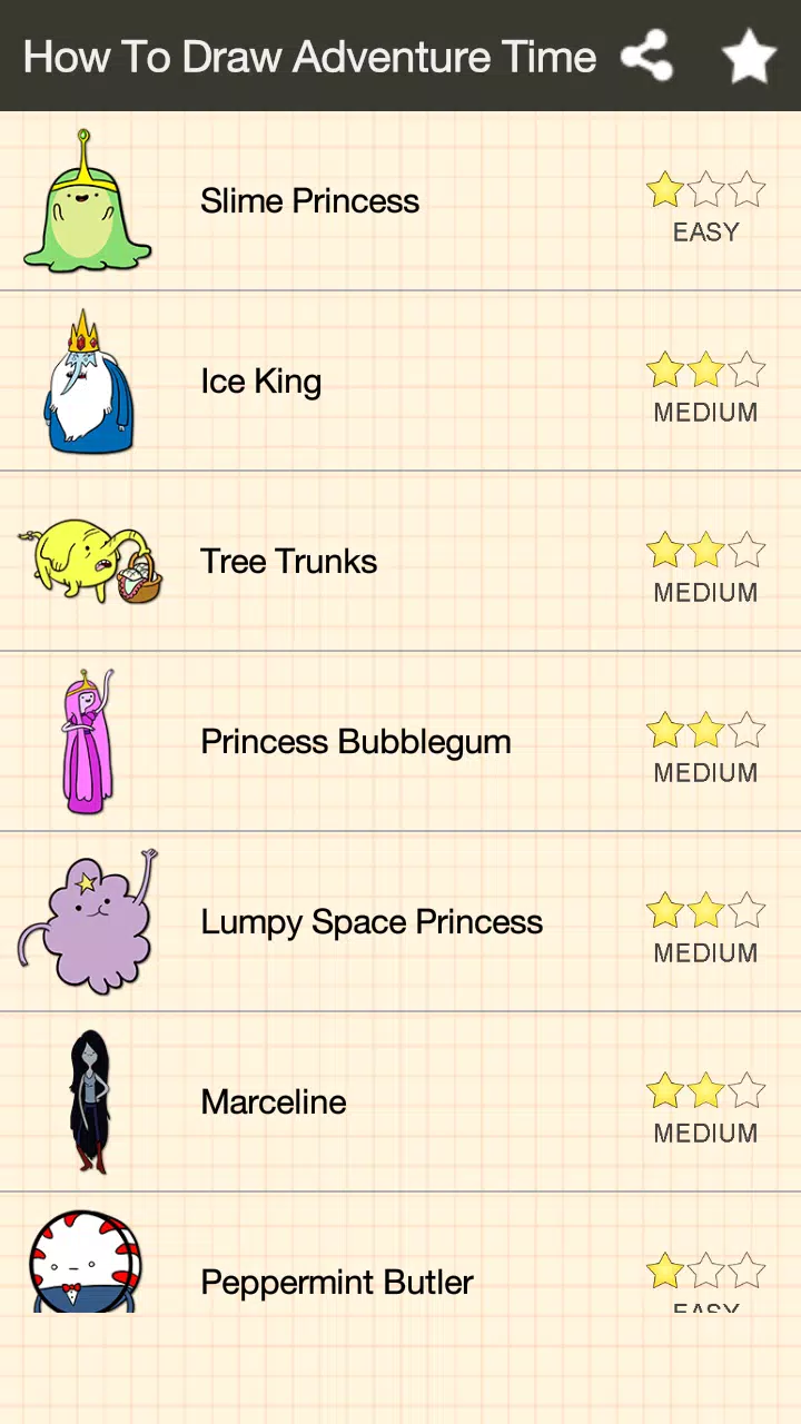 How To Draw Adventure Time Characters Step By Step