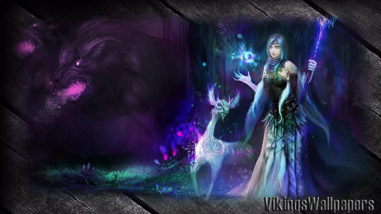 Winter Witch Wallpaper