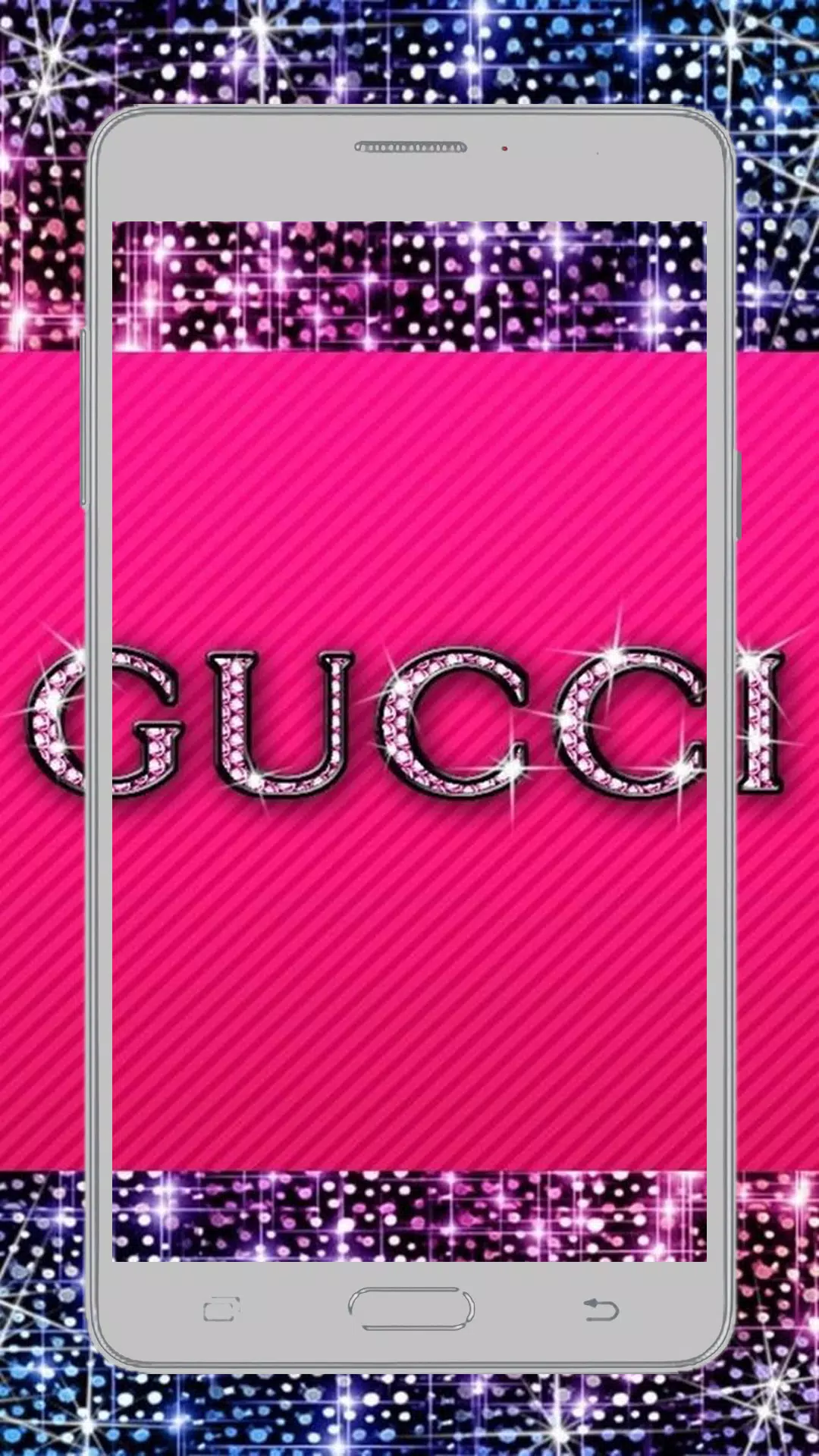 Pink Gucci Logo Wallpaper