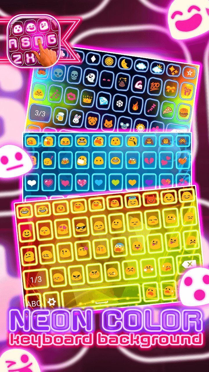 Neon Color Keyboard Background APK for Android Download