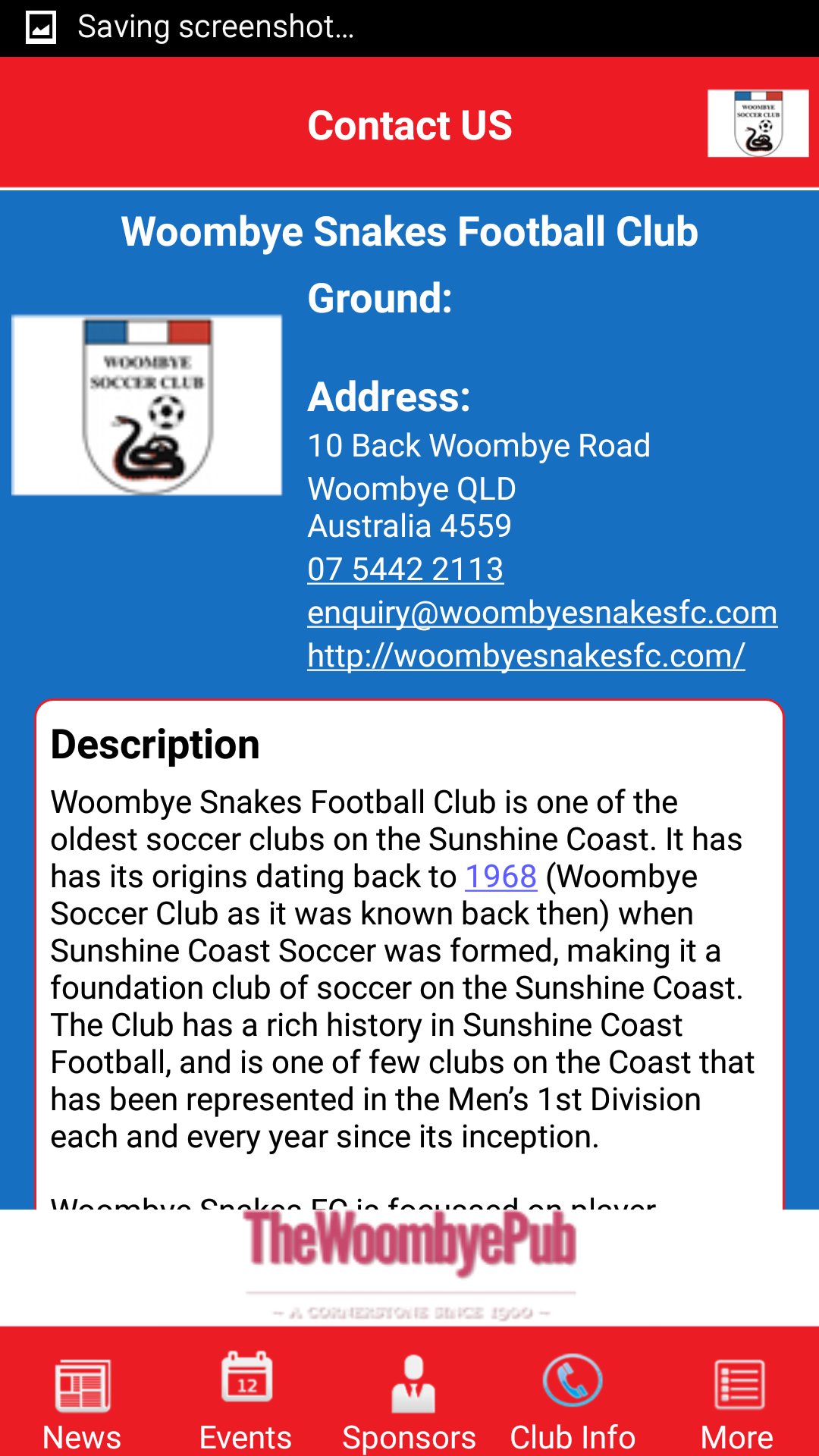 Woombye Snakes Football Club安卓版应用APK下载