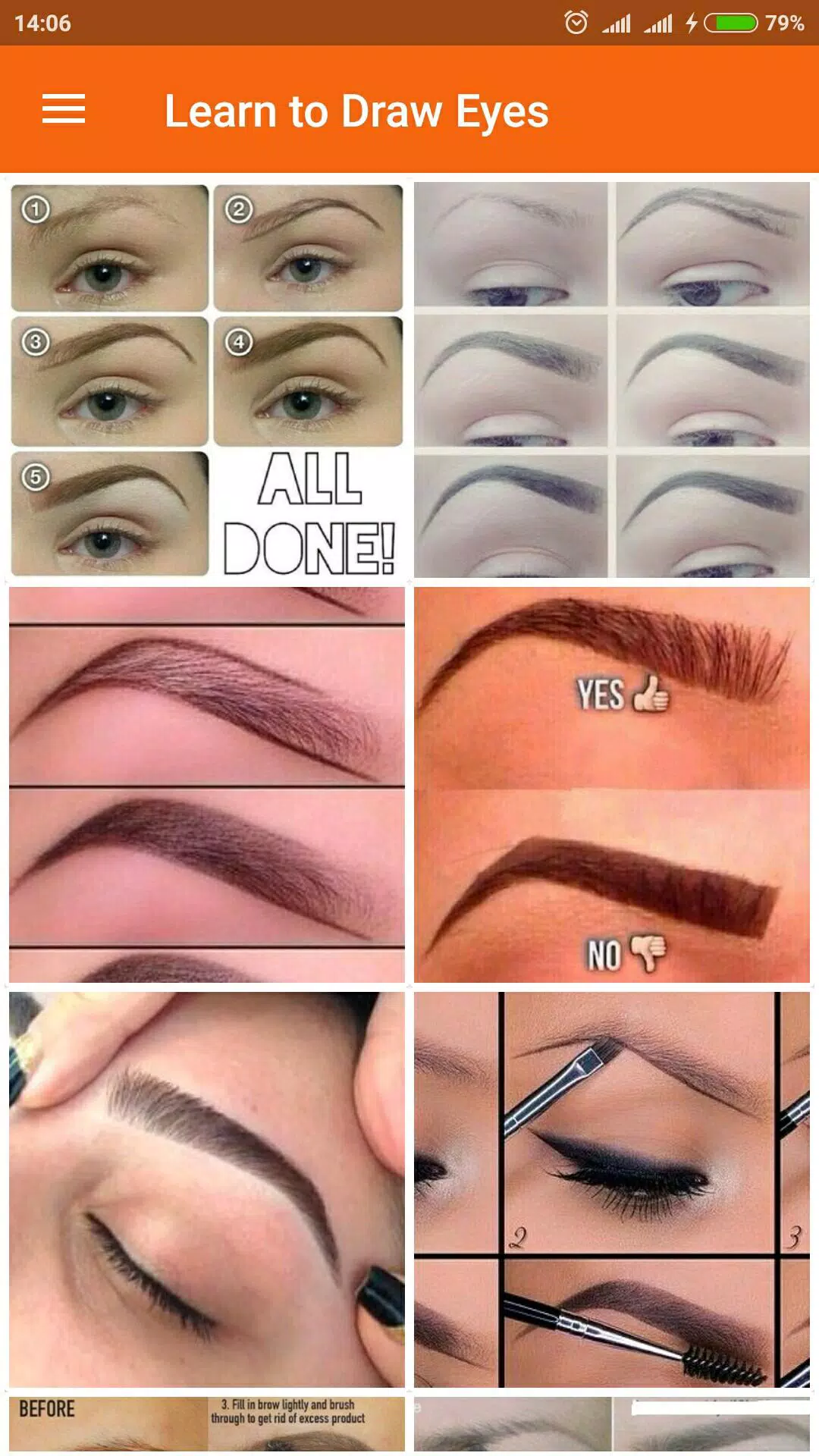 Drawing Eyebrows Tutorial