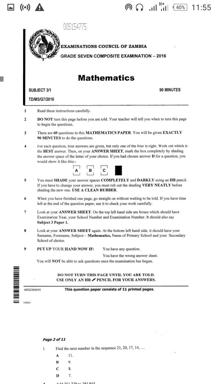 Ecz grade 7 past exam papers APK for Android Download Ecz grade 7 past exam papers APK for Android Download