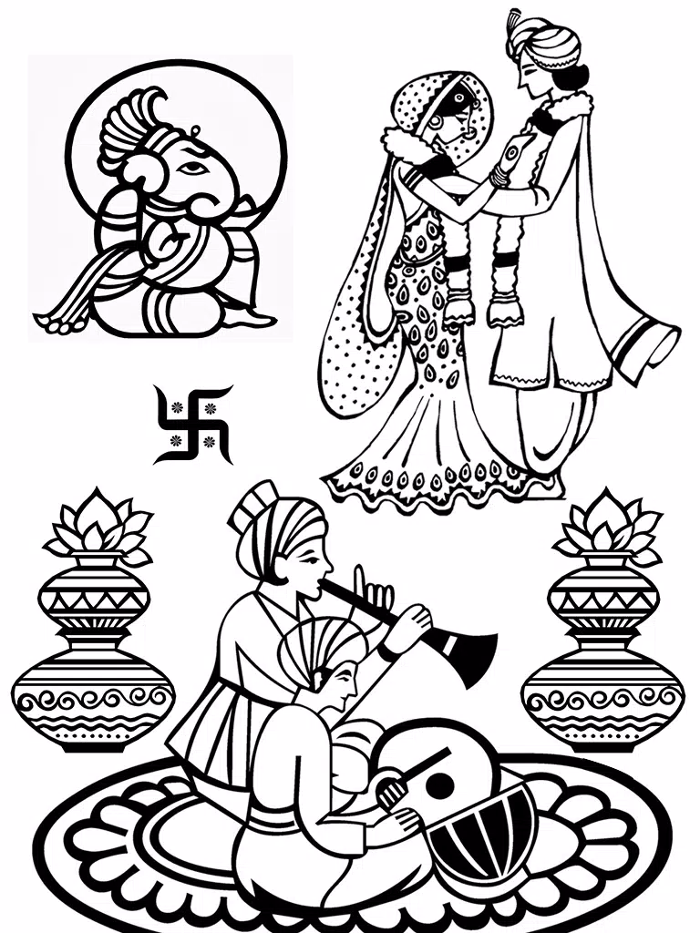 Indian Wedding Sketch