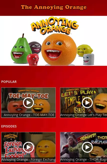 Annoying Orange Toe May Toe
