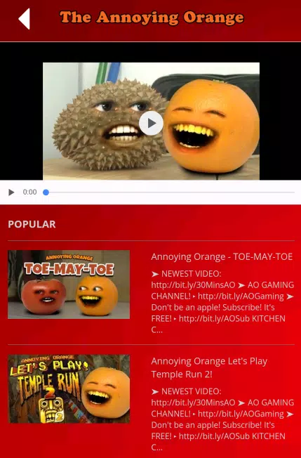 Annoying Orange Toe May Toe