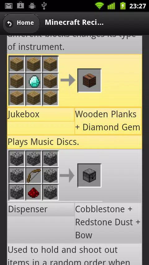 Jukebox Crafting Recipe