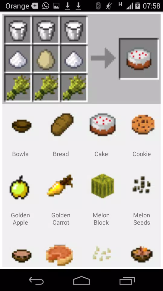 Minecraft Bowl Recipe