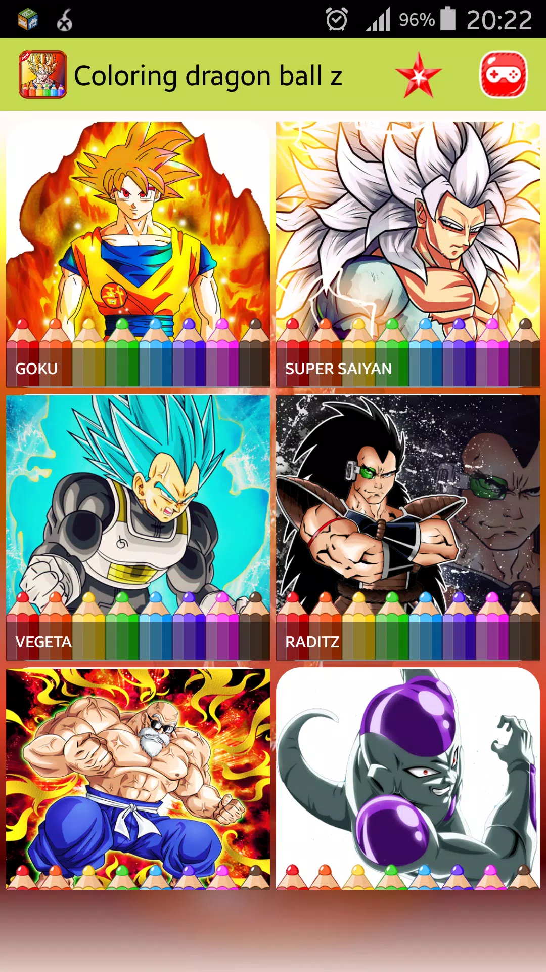 Vegeta Scouter Coloring Pages
