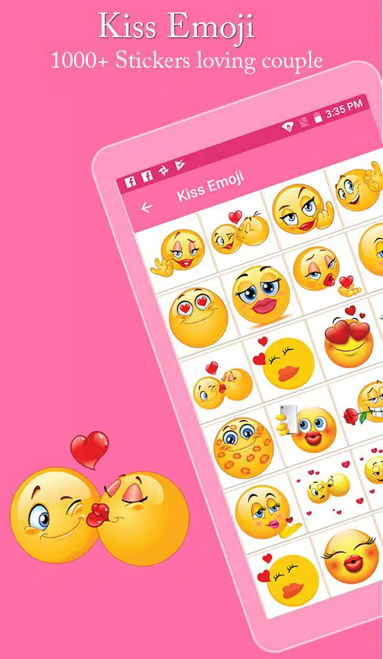 Kiss Emoticon Android