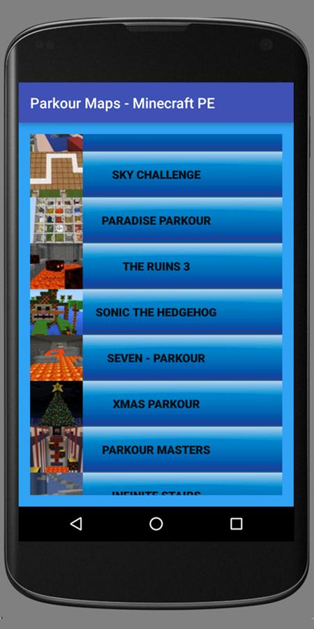 Descarga De Apk De Mapas Minecraft Pe Parkour Para Android