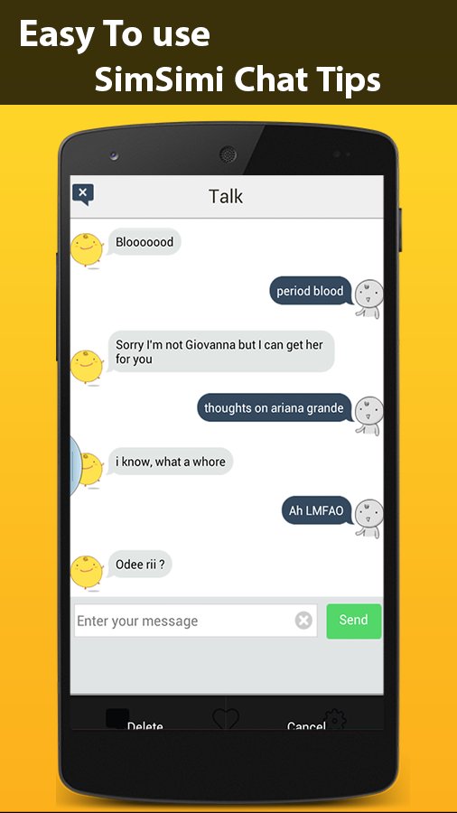 Free SimSimi talk chat Tips APK for Android Download