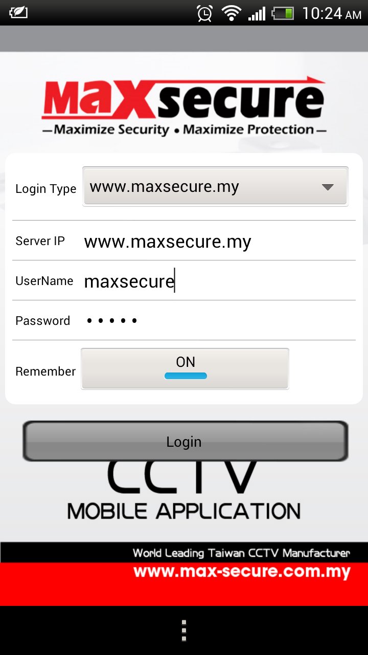 Maxsecure CCTV Mobile Viewer APK for Android Download