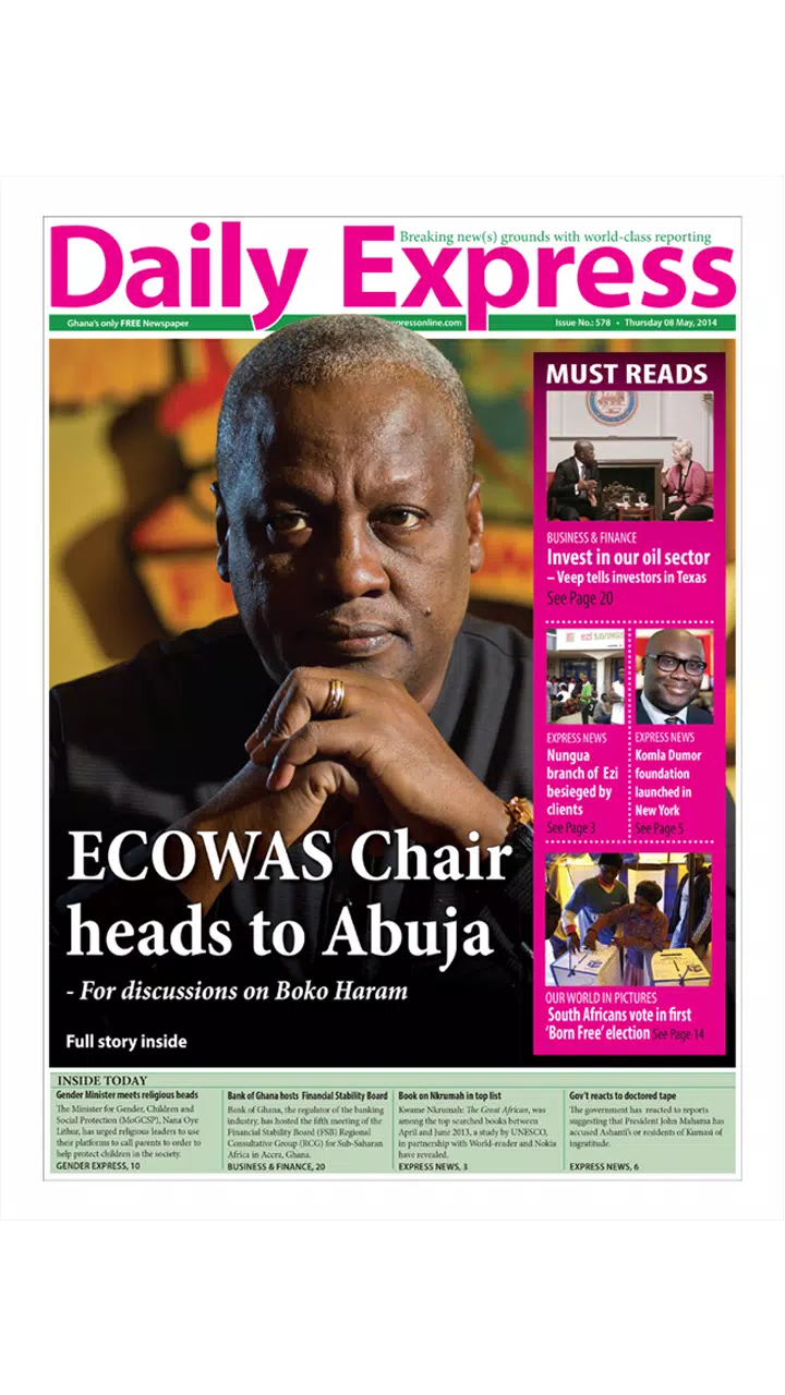 Ghana Newspapers Breaking News