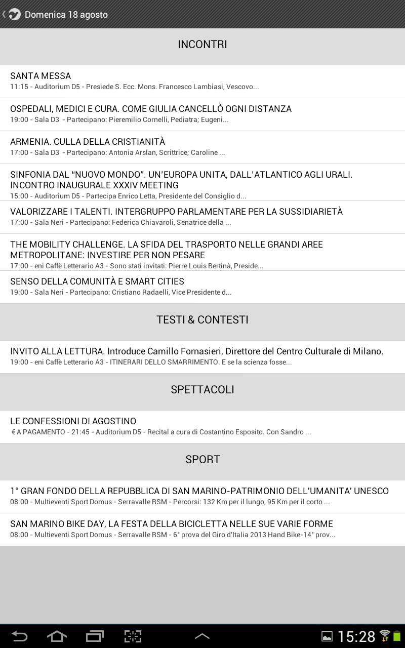 Download do APK de Meeting Rimini para Android