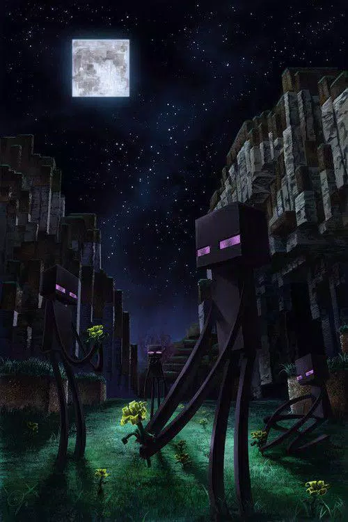The End Minecraft Wallpaper