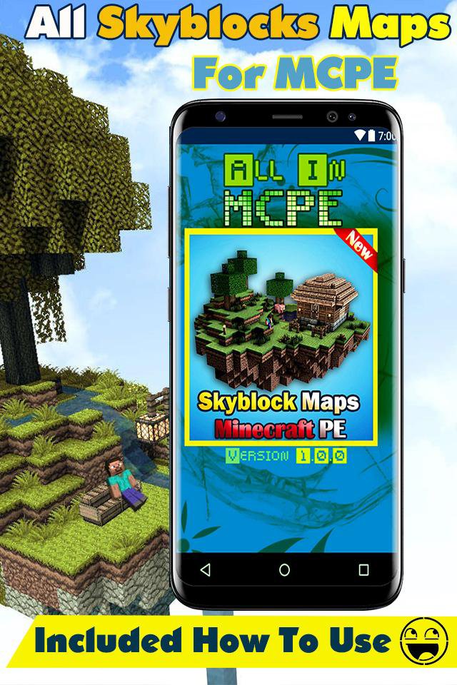 Skyblock Survival island Maps for minecraft PE APK for Android Download