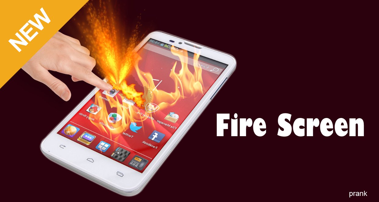 قم بتنزيل Fire phone screen effect prank بأحدث إصدار 1.1 ملف APK الأندرويد