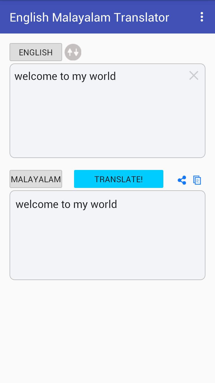 English Malayalam Translator APK voor Android Download
