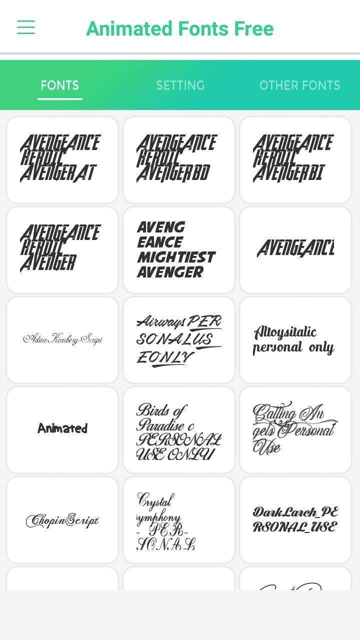 Animated Fonts Free APK animated-fonts-free-apk