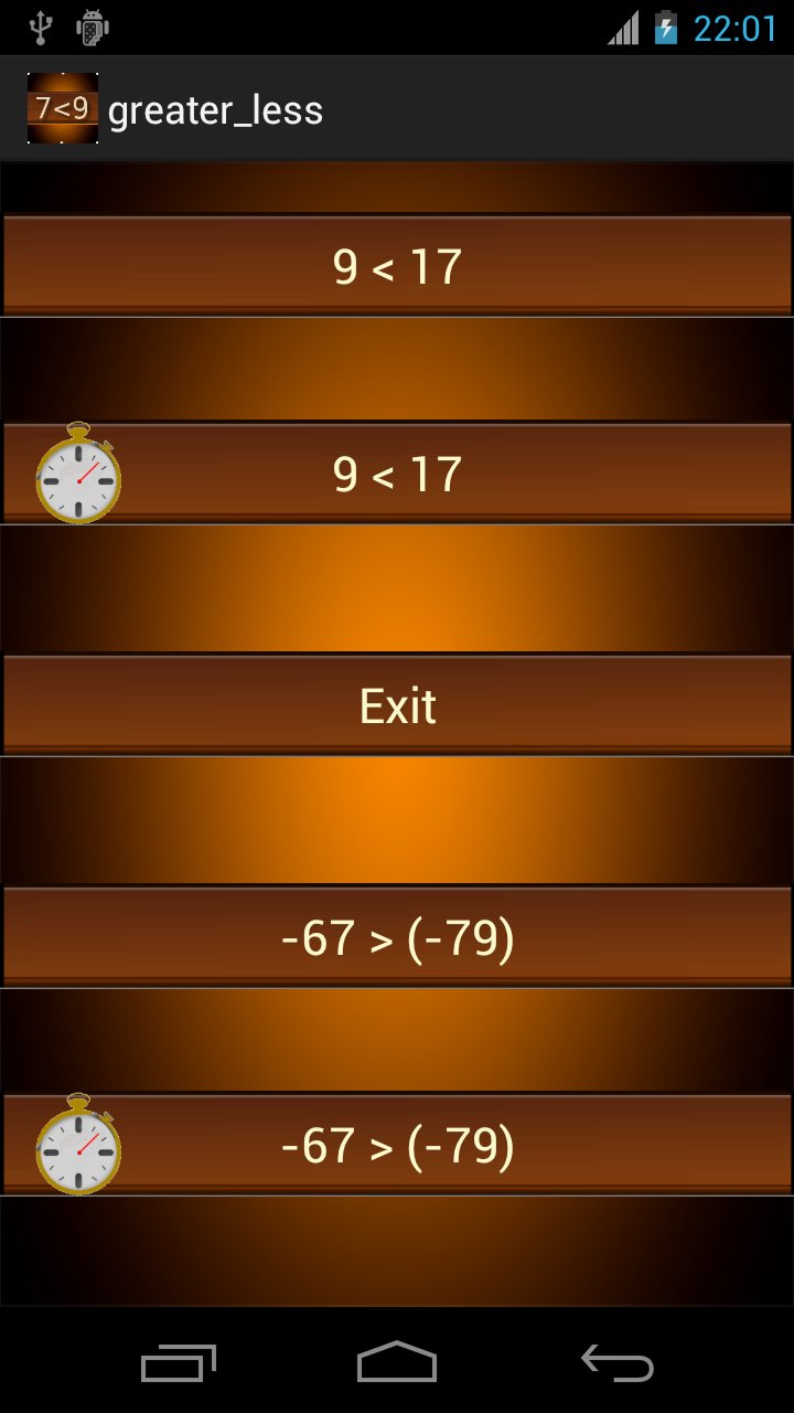 Greater Than or Less Than ? APK for Android Download