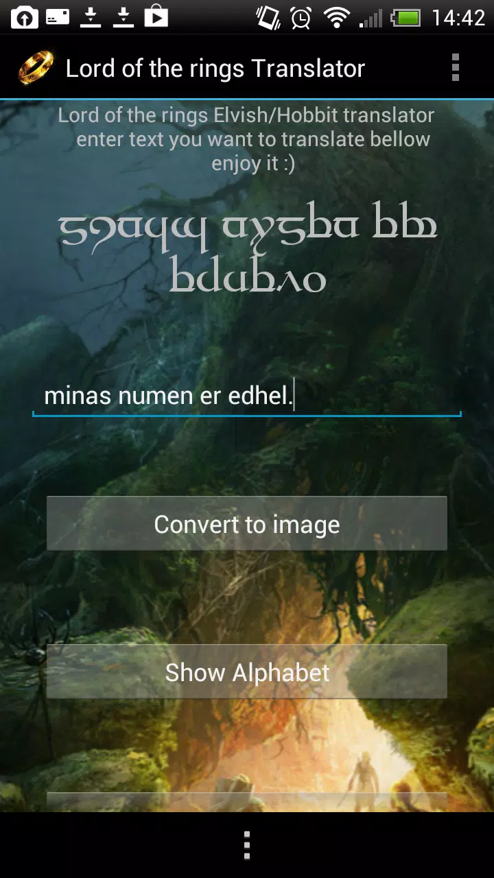 Hobbit Alphabet Translation