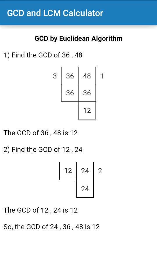 Gcd And Lcm Calculator How To Find For Android Apk Download