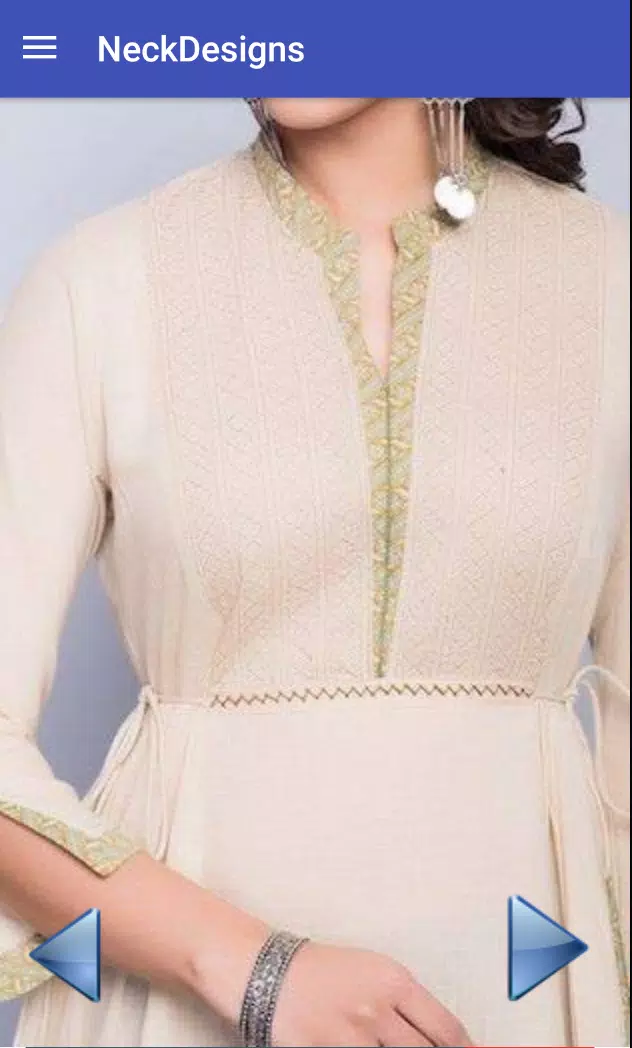 Suit Neck Design For Girls