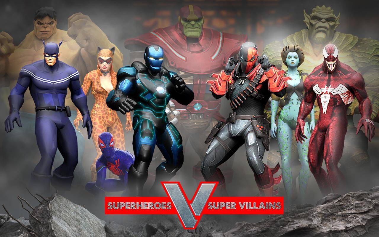 Descargar Superhéroes Vs Supervillanos Juego De Lucha Real Apk Última Versión 12 Para Android