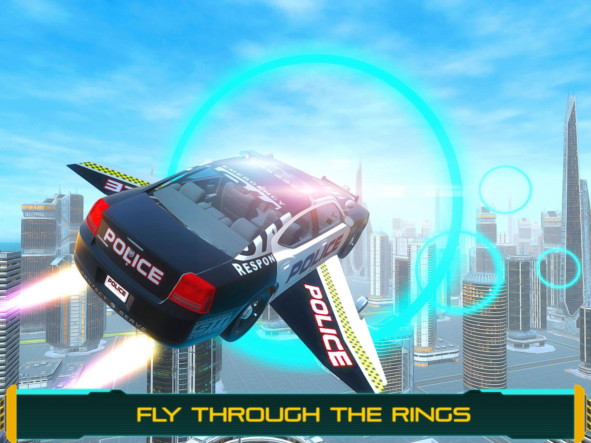 Flying Police Car Chase 2020 APK for Android Download
