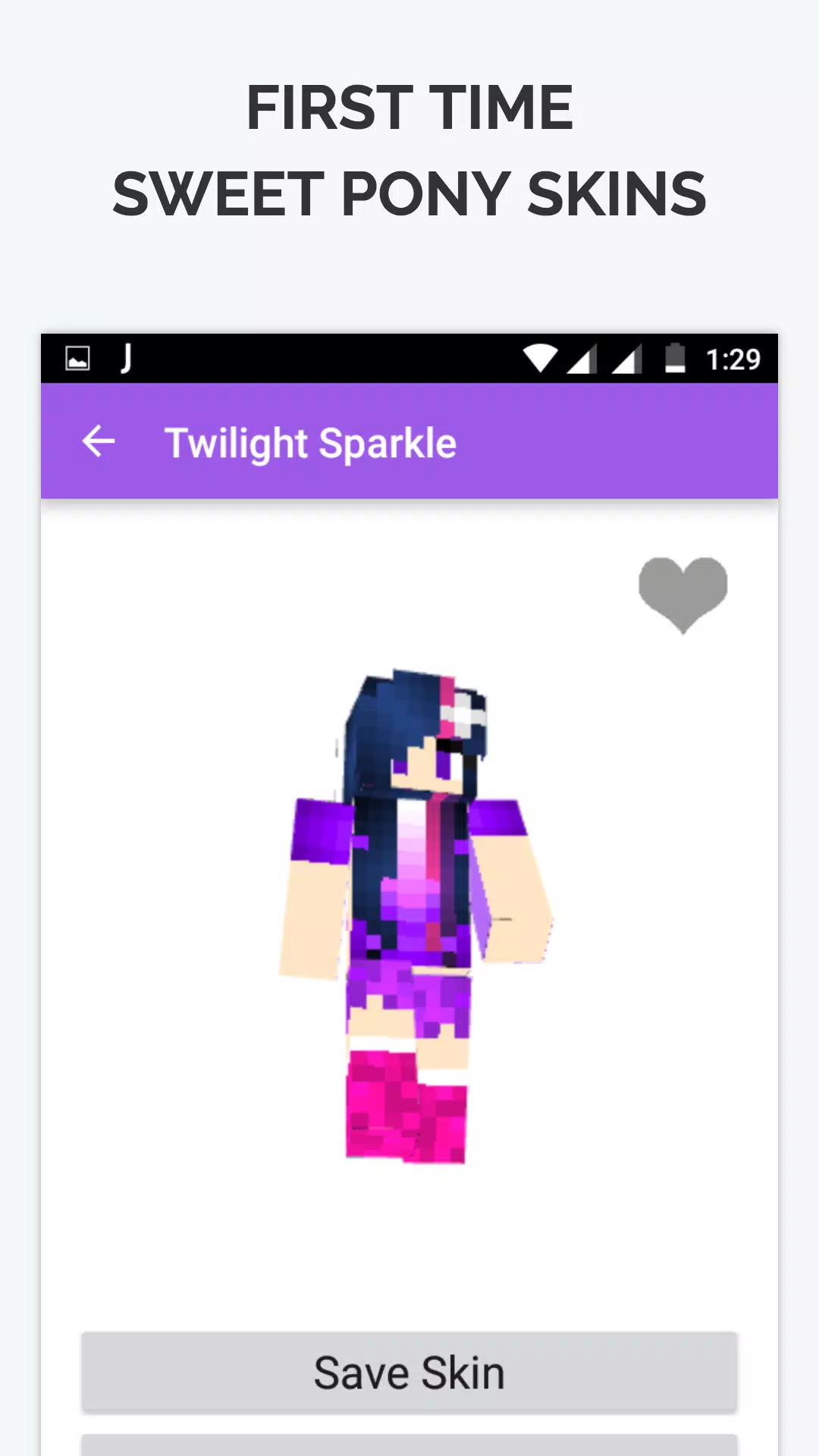 Twilight Sparkle Minecraft Skin