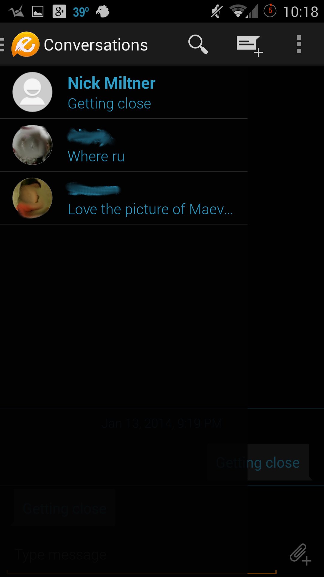 Evolve SMS - Dark Holo Free APK for Android Download