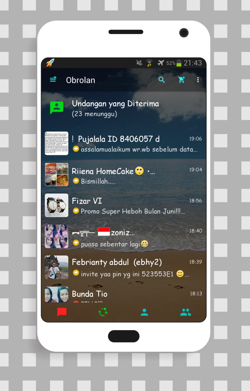 Download do APK de Tema bbm transparan pro para Android
