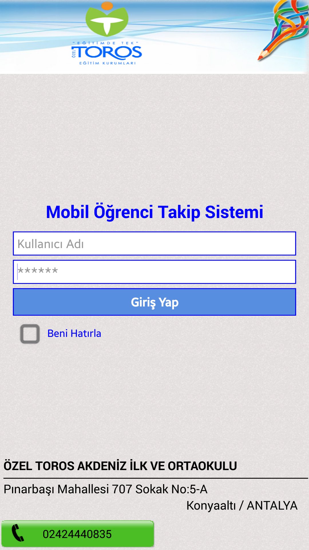 Toros Akdeniz İlk ve Ortaokulu APK for Android Download