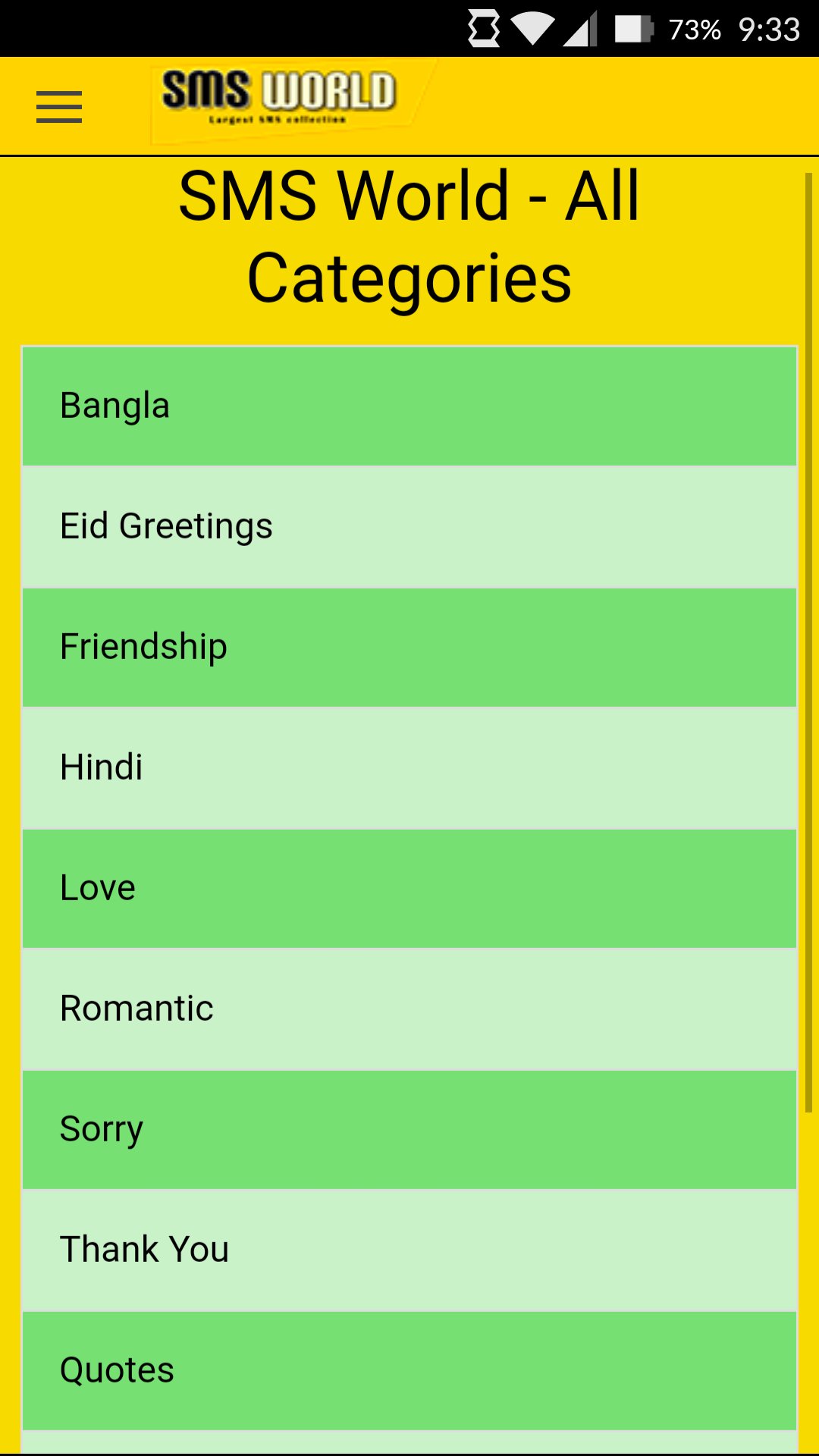 Download do APK de SMS World para Android