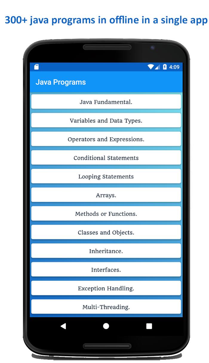 Java Interview Programs 300+ APK for Android Download Java Interview Programs 300+ APK for Android Download