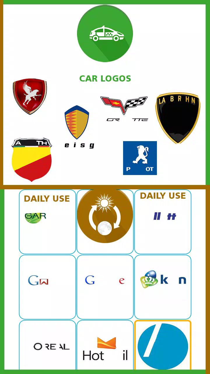 Logo Quiz Cars Answers Level 9