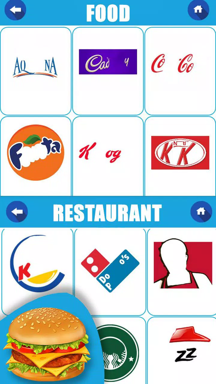 Guess The Restaurant Answers Level 1
