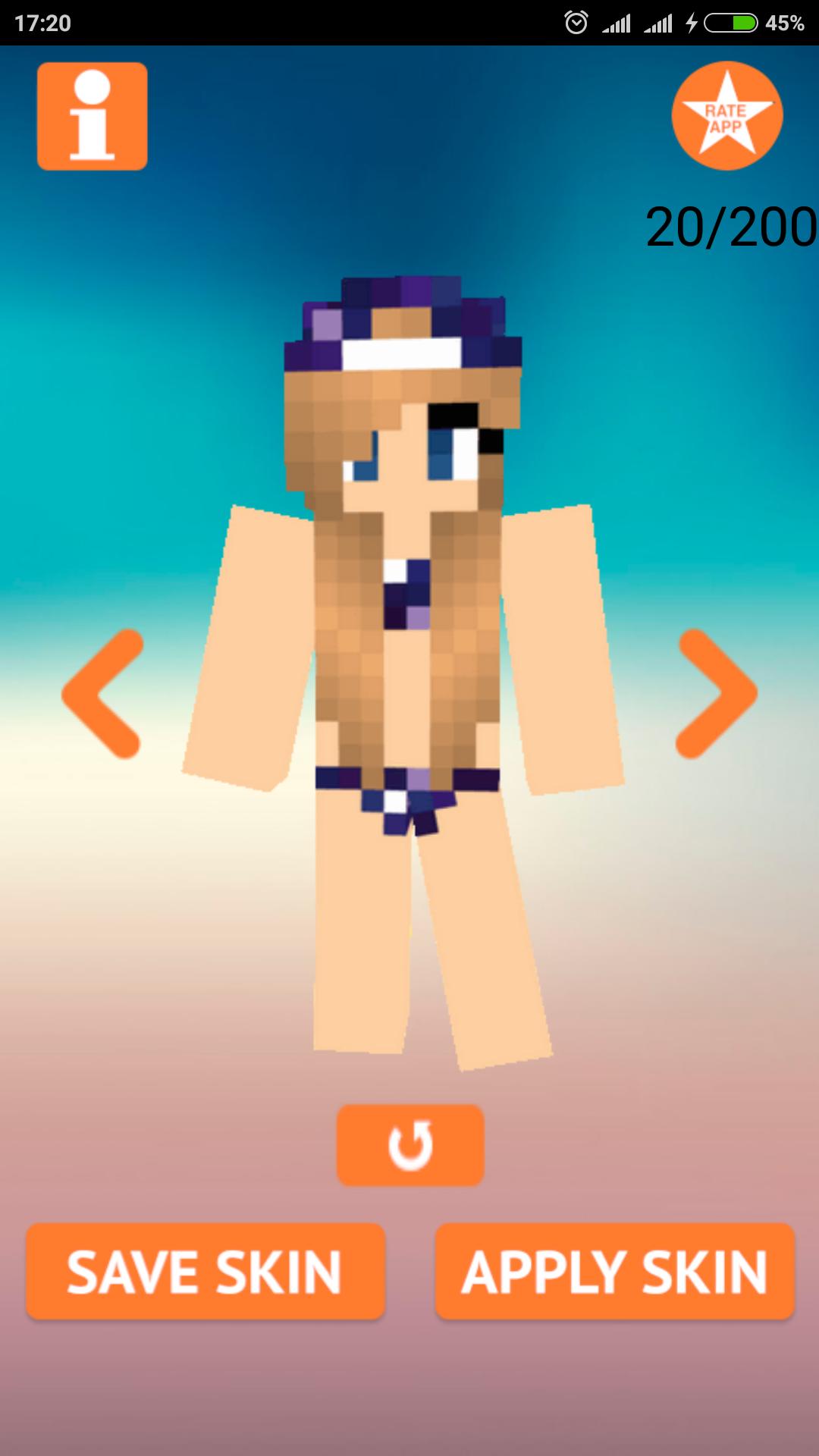 Skins Girl In Swimsuit For Minecraft Apk Für Android Herunterladen