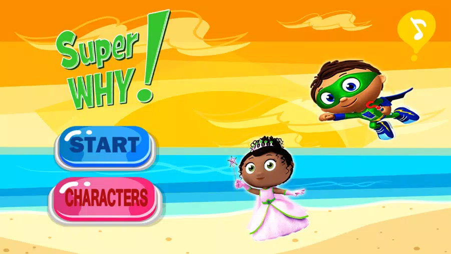 Super Why Characters Flying