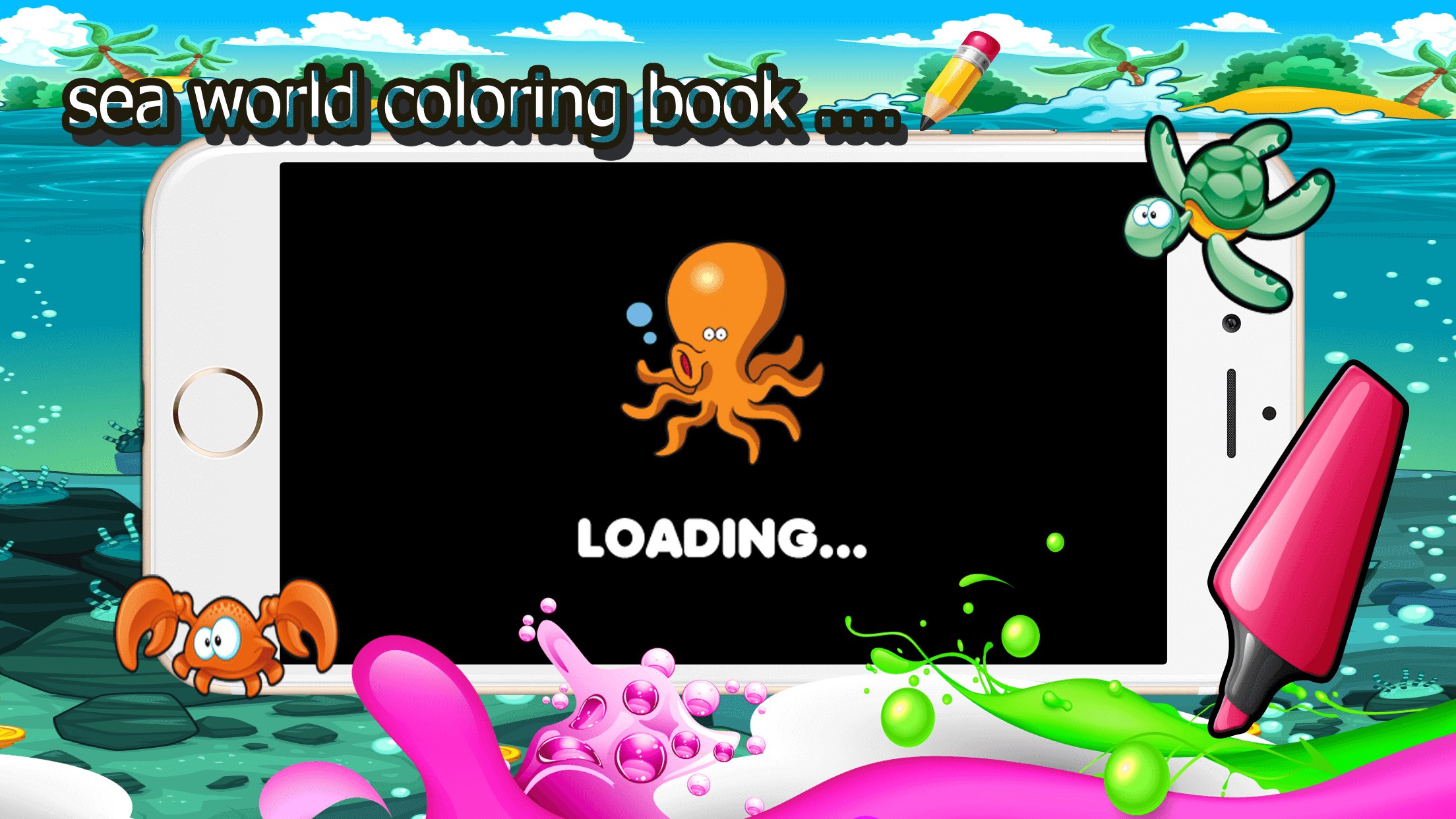 laut buku mewarnai dunia APK untuk Unduhan Android