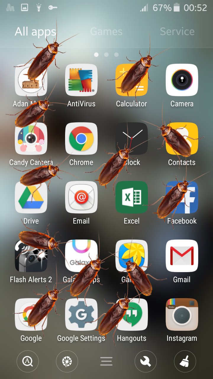 Android용 Cockroach in phone prank APK 다운로드