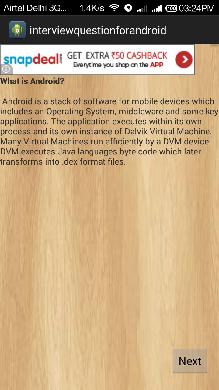 Android Interview Question APK للاندرويد تنزيل Android Interview Question APK للاندرويد تنزيل