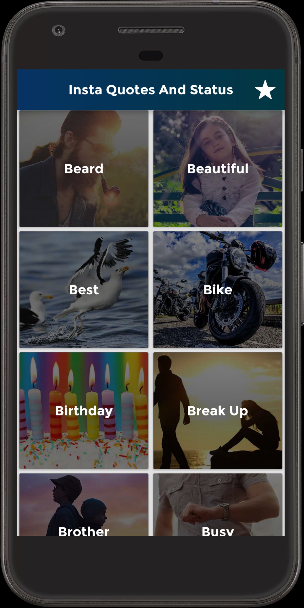 Скачать Insta Quotes and Status APK для Android
