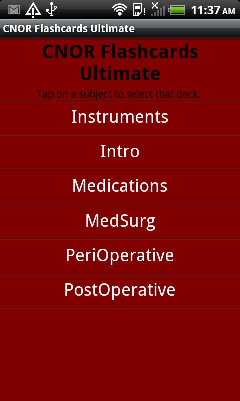 CNOR Flashcards Ultimate أحدث إصدار 1.0 للأندرويد CNOR Flashcards Ultimate أحدث إصدار 1.0 للأندرويد
