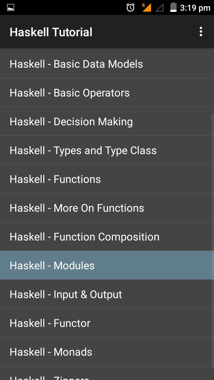 Descargar Haskell Tutorial APK Última Versión 1.0 para Android Descargar Haskell Tutorial APK Última Versión 1.0 para Android
