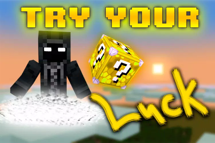 Minecraft Popularmmos Lucky Block Poster