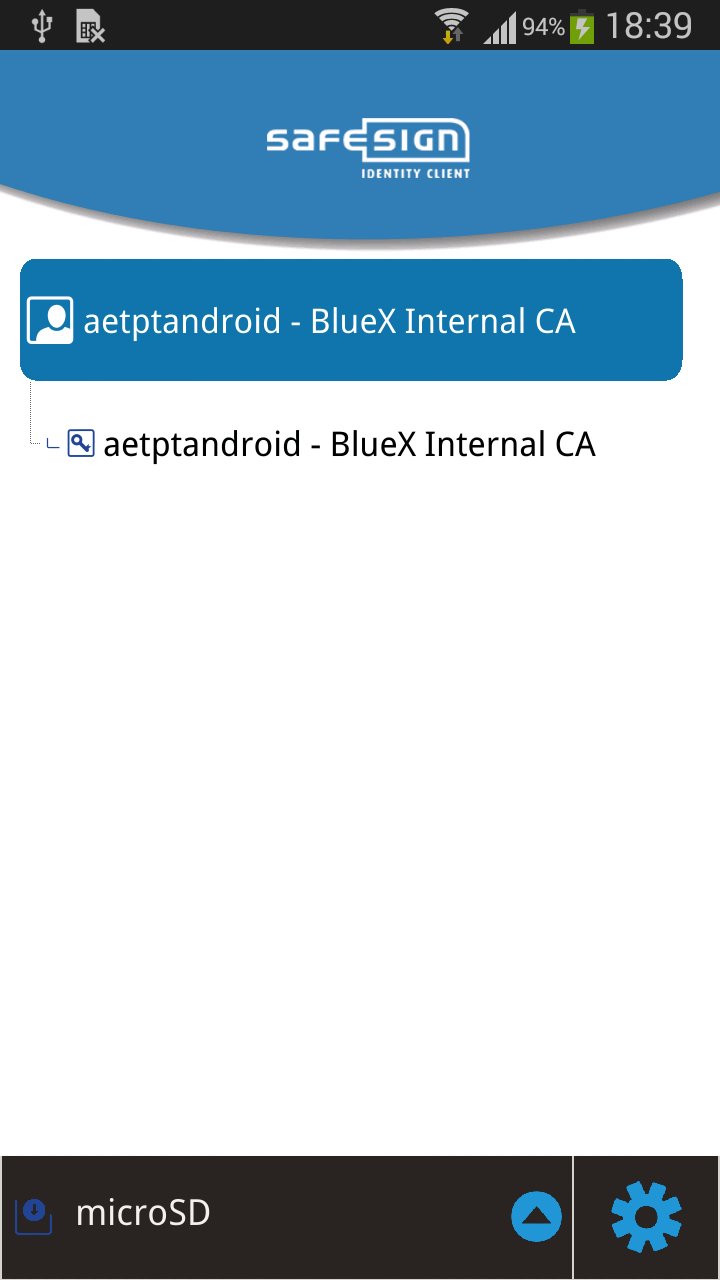Download do APK de AET Safesign IC para Android