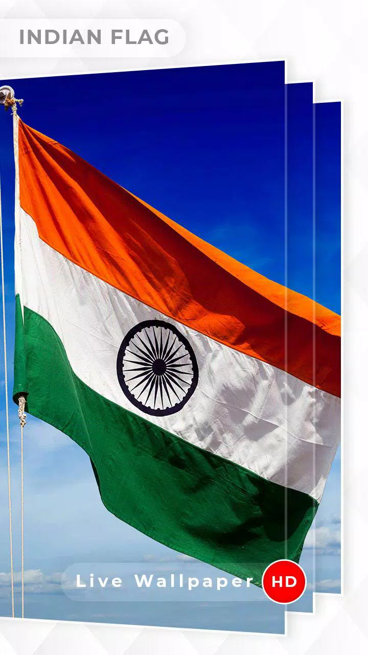 Indian Flag Animated Wallpaper